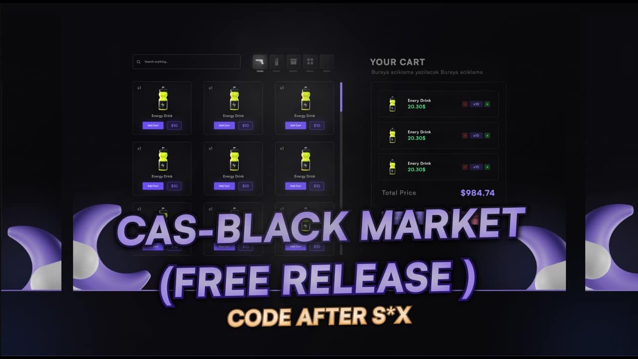 Black Market Script for FiveM - Underground Economy