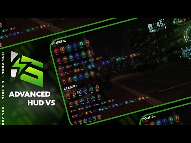 FiveM HUDs & UI | Clean, Responsive, RP-Ready