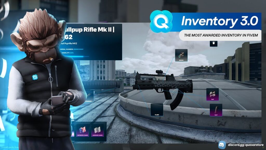Quasar Inventory V3 for FiveM | FiveMX