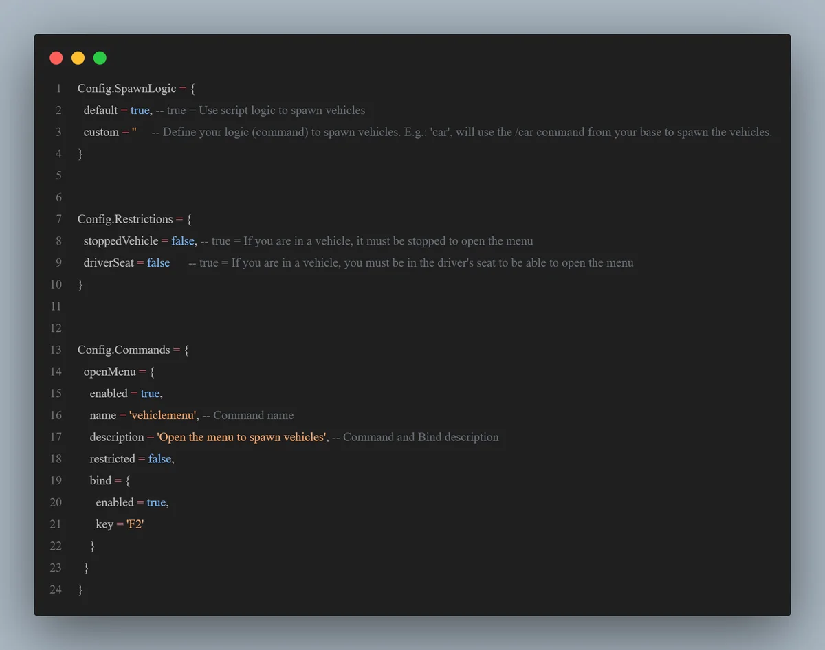FiveM Vehicle Spawn Menu Standalone Script | FiveMX
