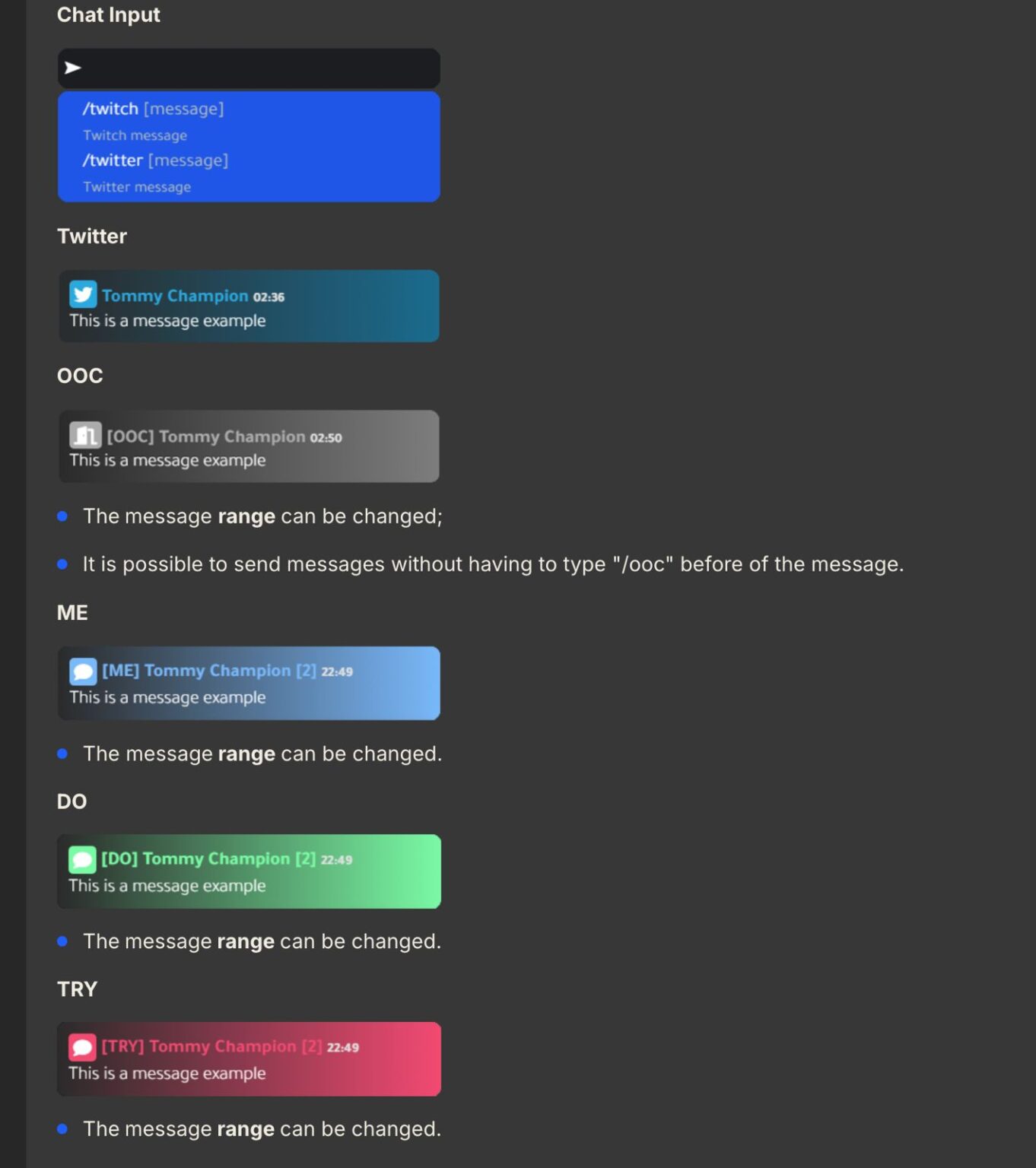 okok Chat V2 for FiveM Server - QBCore Script | FiveMX