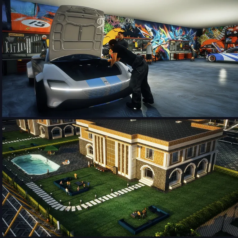 High-Class City | VIP Luxurious Villa District | FiveMX Mods | fivem ...