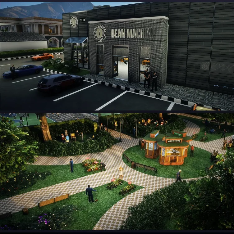 High-Class City | VIP Luxurious Villa District | FiveMX Mods | fivem ...